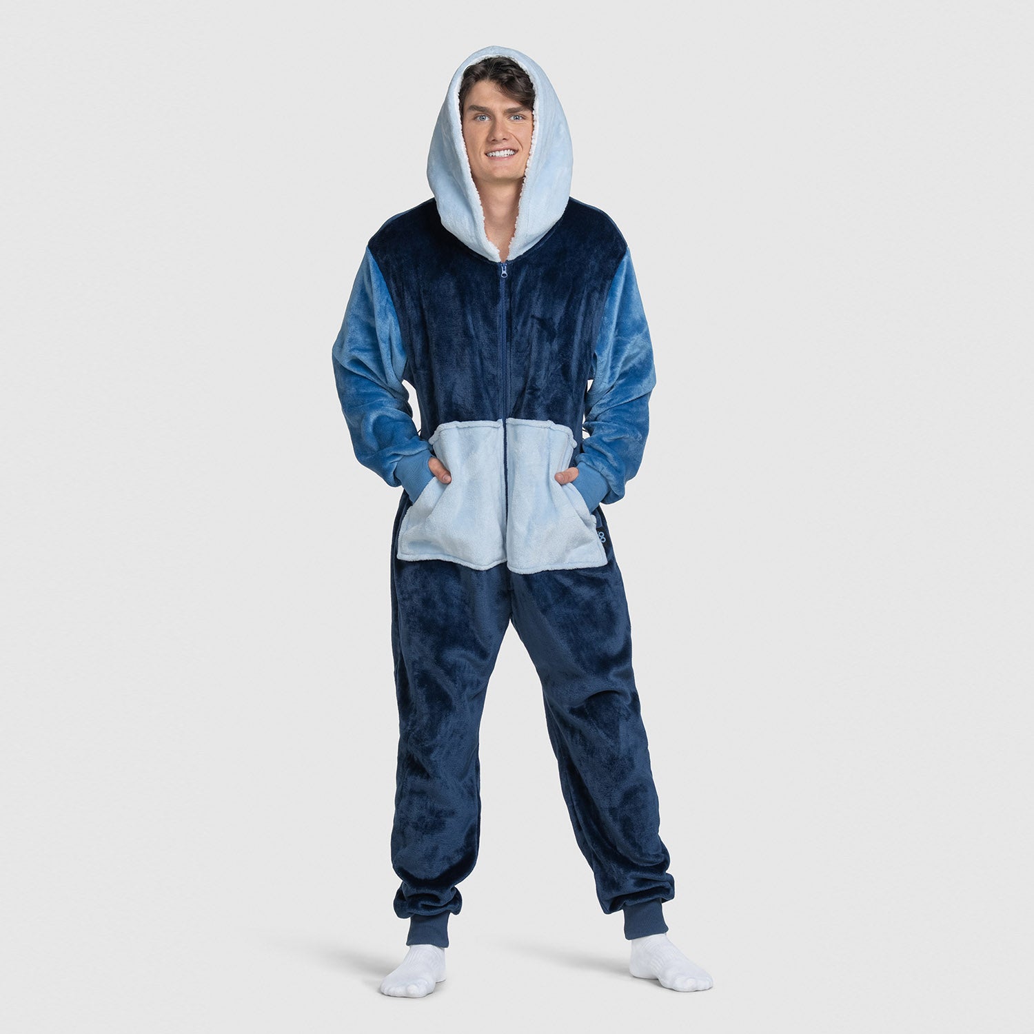 Blue Splice Onesie – The Oodie Canada