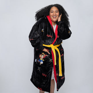One Piece Luffy Sherpa Robe Licensed – The Oodie Canada