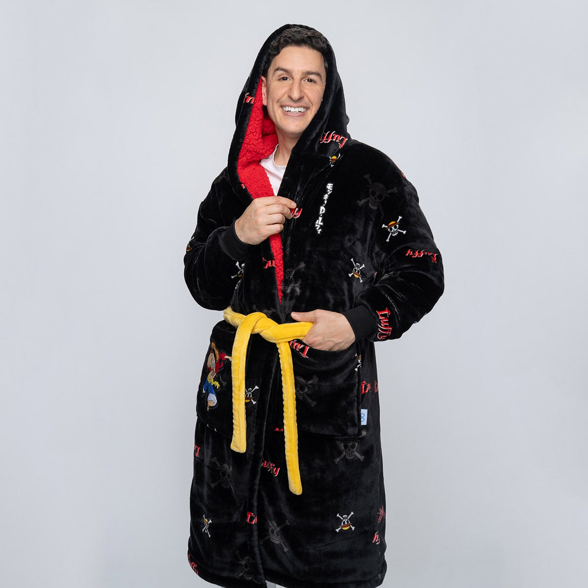 One Piece Luffy Sherpa Robe Licensed – The Oodie Canada