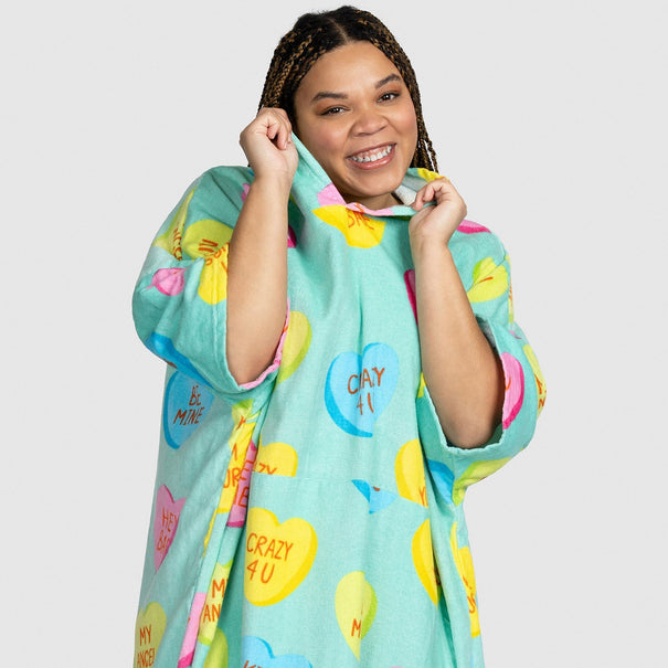 Love Heart Candies Beach Oodie – The Oodie Canada